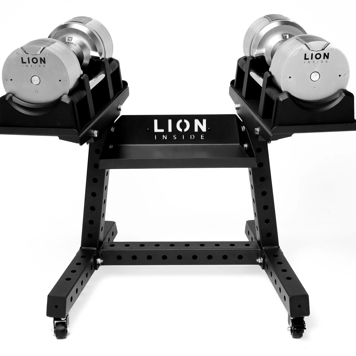 LION® TitanRack™ PRO – Stevig Dumbbell Rek met Wielen | Heavy-Duty Hal ...